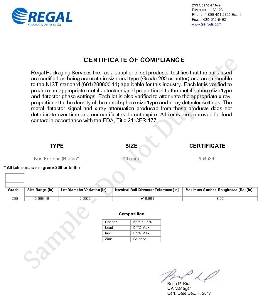 Certificates Of Conformity Why Do I Need Them Testrods