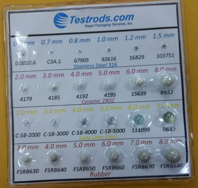 Customized Test Pieces | Testrods.com