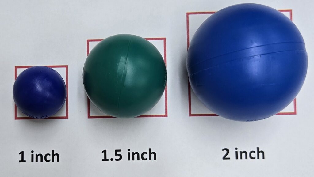 2" Test Balls for Metal Detection - Fe, NFe & SS 316 | Testrods.com