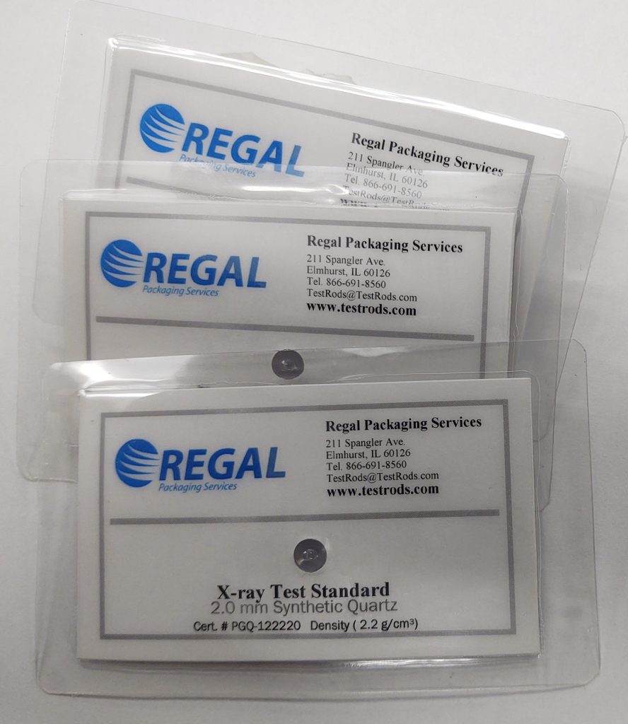 Laminate Test Cards - Xray - Fused Quartz Glass | Testrods.com