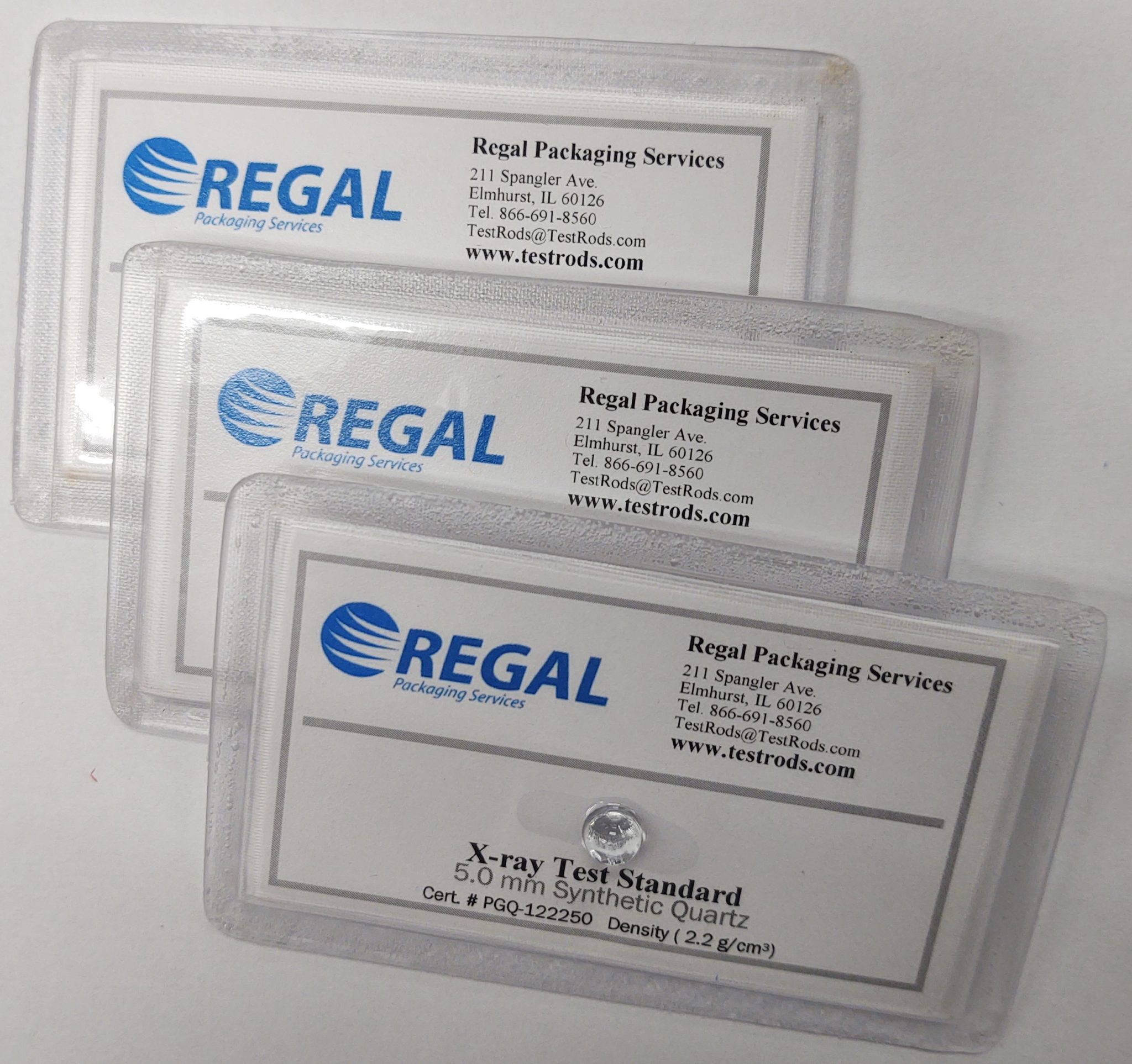 Thermoform Test Cards - Fused Quartz Glass | Testrods.com