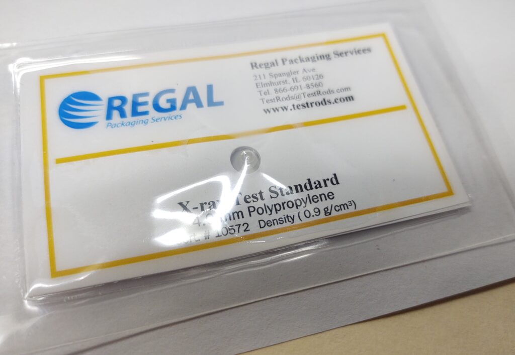 Laminate Test Cards (PTFE) for X-ray Inspection | Testrods.com